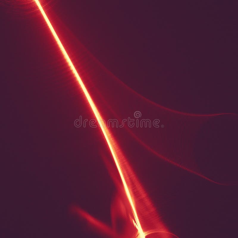 Glowing Red Curved Lines Over Dark Abstract Background Space Universe ...