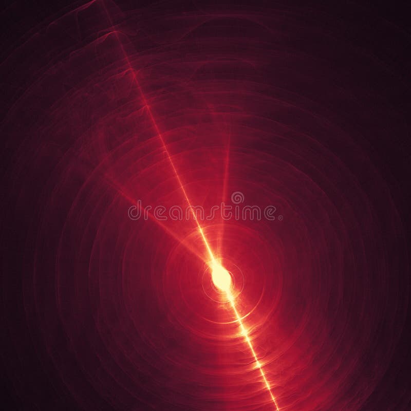 Glowing Red Curved Lines Over Dark Abstract Background Space Universe ...