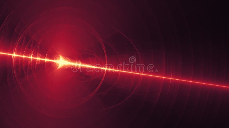 Glowing Red Curved Lines Over Dark Abstract Background Space Universe ...
