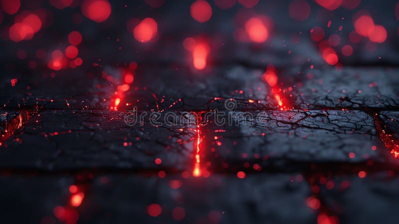 Glowing Red Embers and Ash from Burning Wood, Abstract Background of ...