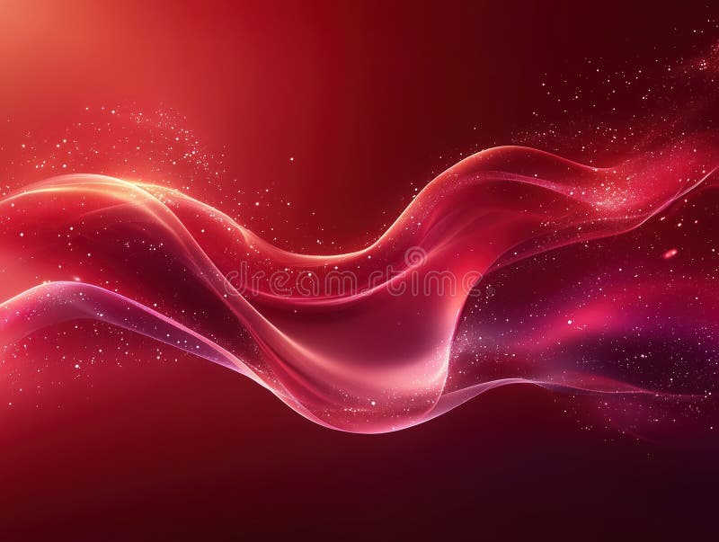Futuristic Red Light Speed Background Stock Illustration - Illustration ...