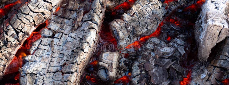Glowing Red Hot Charcoal. Beautiful Charcoal Background Stock Image ...