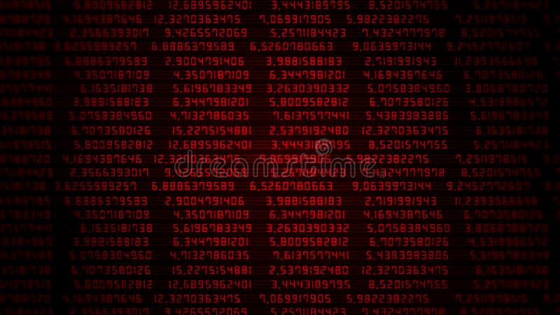 Red Hacker Code on Screen Graphic Element Background Stock Video ...