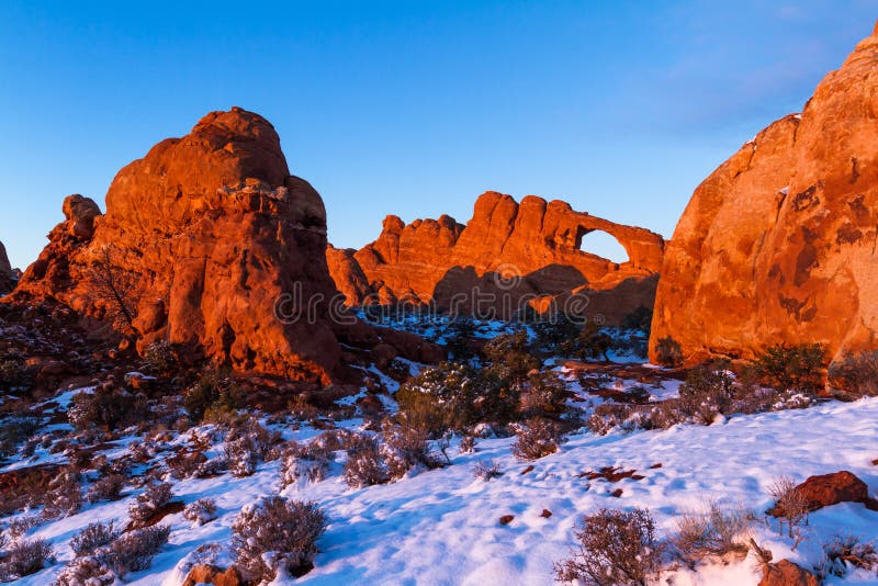 Glowing red rock stock photo. Image of explore, geology - 140847470