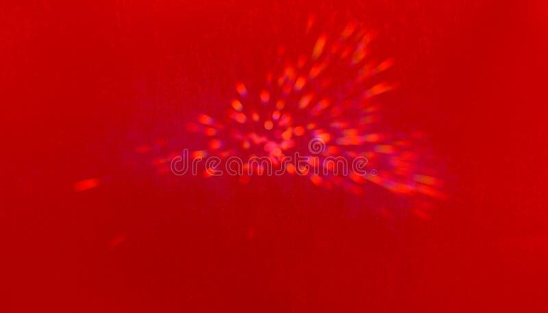 Glowing Red Spots of Flickering Bokeh Light Floating Hypnotically with ...