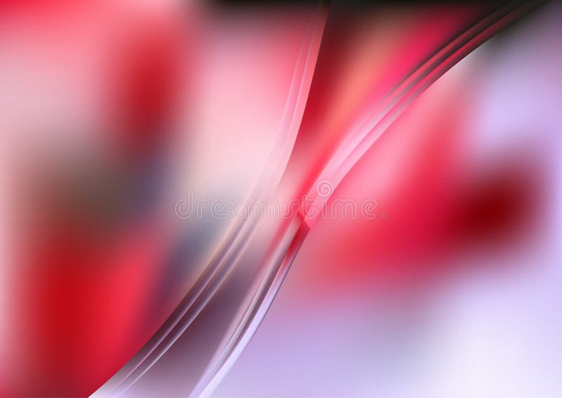 Glowing Red and White Wave Background Vector Graphic Stock Vector ...