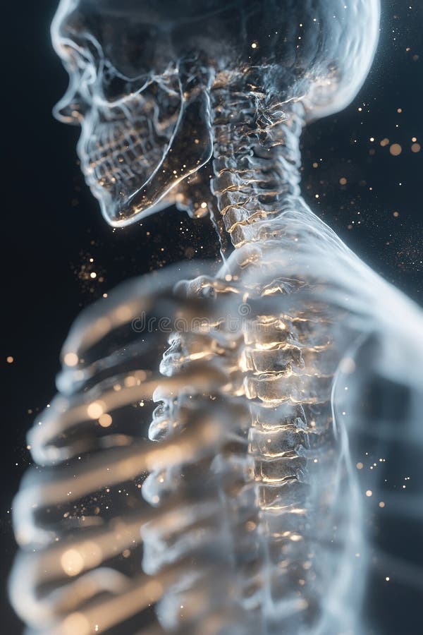 This Glowing Representation of a Human Torso Highlights the Intricate ...