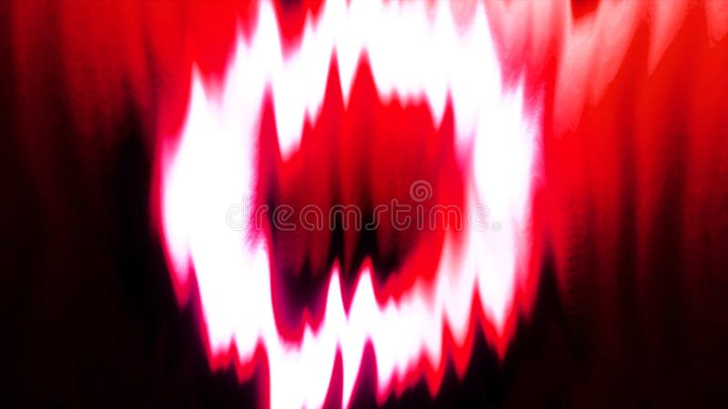 Glowing Ring on Moving Background Stripes. Motion. Bright Ring of Light ...