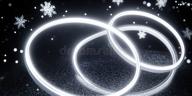 Glowing Rings in Dark stock photo. Image of hidden, flashlight - 381630522