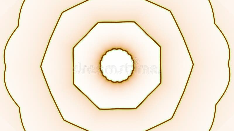 Glowing Round Frames Moving Backwards. Design. Concentric Circular ...