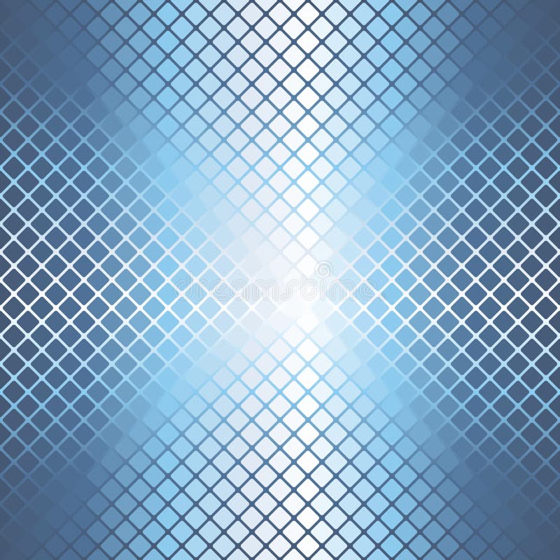 Glowing Rounded Diamond Pattern. Seamless Vector Background Stock ...