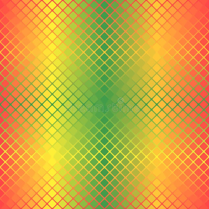 Rounded Diamond Pattern. Seamless Vector Stock Vector - Illustration of ...