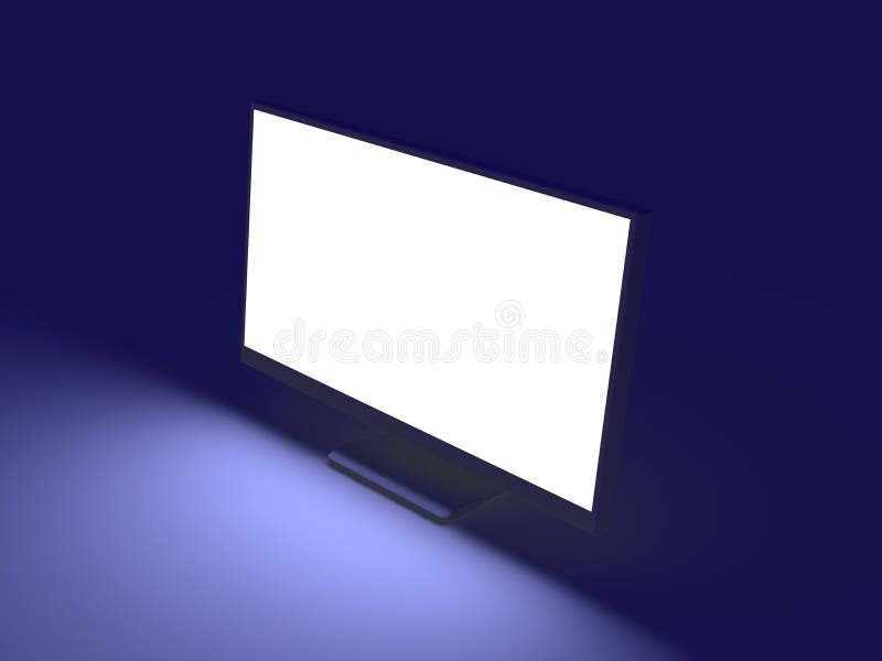Glowing Screen stock illustration. Illustration of computer - 7965604