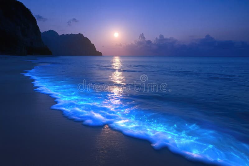 Glowing Sea is a Natural Phenomenon that Occurs when the Surface Layers ...