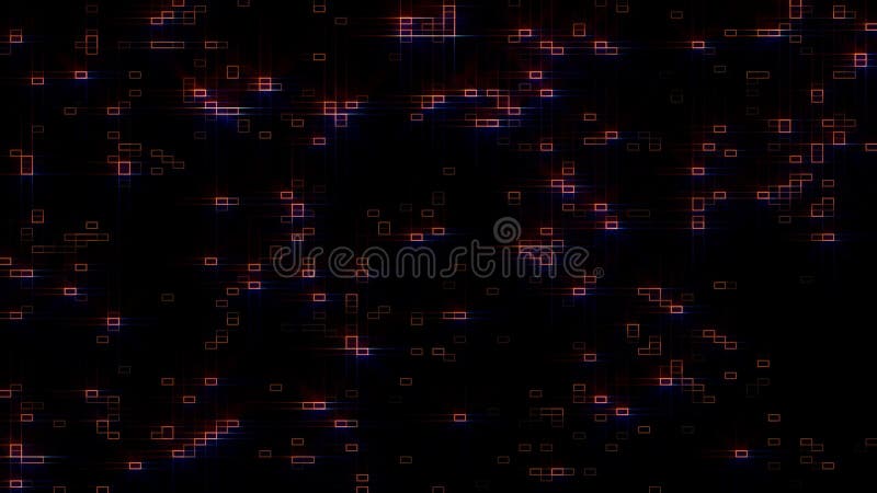 Glowing Shape Square High Tech Background. Futuristic High Technology ...