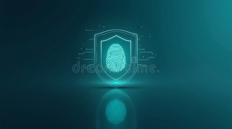 235 Digital Security Shield Lock Symbol Representing Cybersecurity Data ...