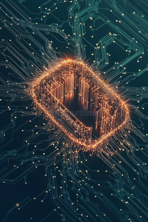 Glowing Shield Protects Network. Security Concept with Digital ...