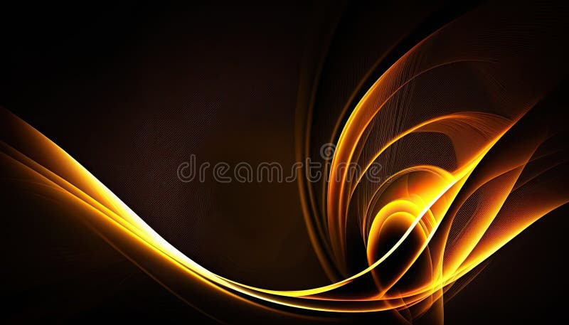 Glowing Shining Abstract Image on a Dark Backdrop Background. Stock ...