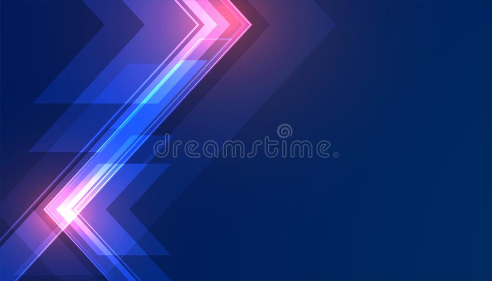 Glowing and Shiny Abstract Geometric Arrow Stripe Backdrop Design Stock ...