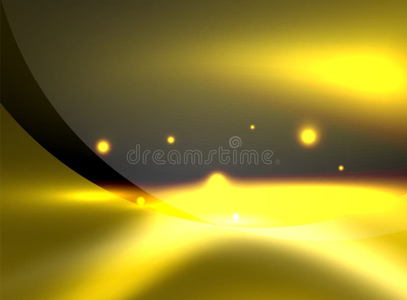 Glowing Shiny Wave Background Stock Vector - Illustration of soft ...