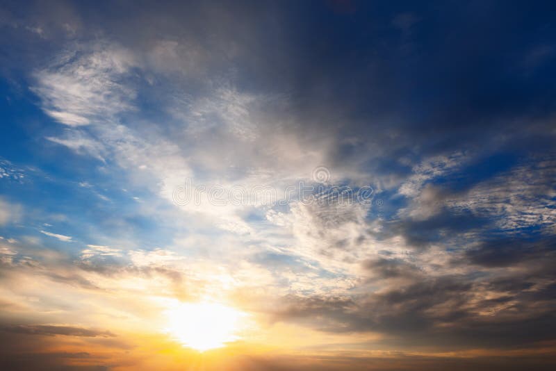 Glowing sky stock photo. Image of background, evening - 222553784