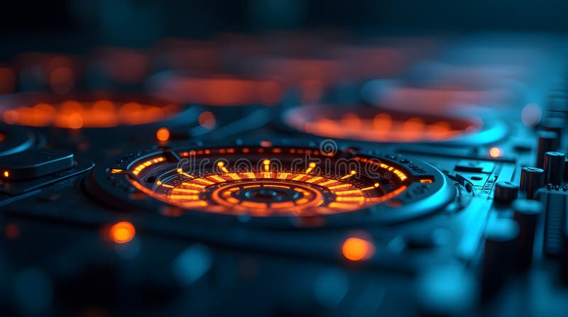 Glowing Smart Meter Displaying Energy Data Streams Stock Photos - Free ...