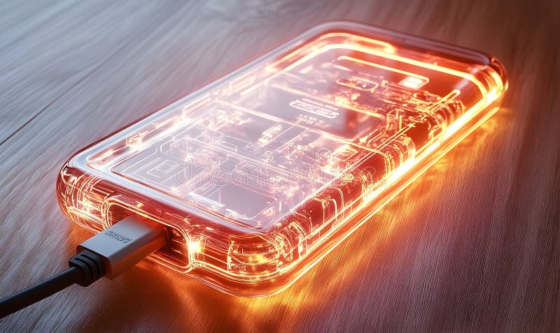 Transparent Smartphone Concept Stock Illustration - Illustration of ...