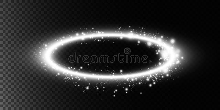 A Glowing Sparkling Circular Light Effect Designed Specifically for ...