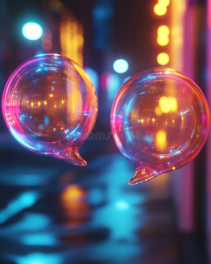 Urban Nightscape Vibrant City Alley Illustration Stock Photos - Free ...