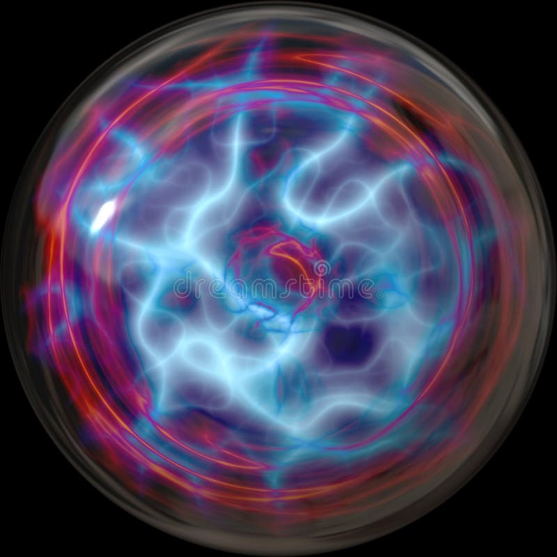 Glowing sphere stock illustration. Illustration of isolated - 7704912