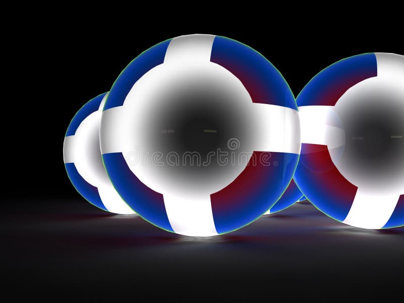 Glowing spheres stock illustration. Illustration of light - 11386630