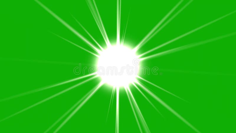 Glowing Light Rays Motion Graphics with Green Screen Background Stock ...