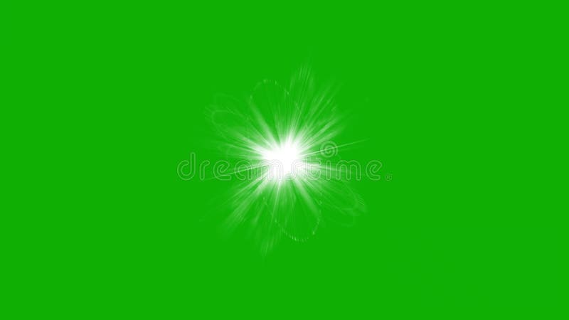 Glowing Star Motion Graphics with Green Screen Background Stock Footage ...