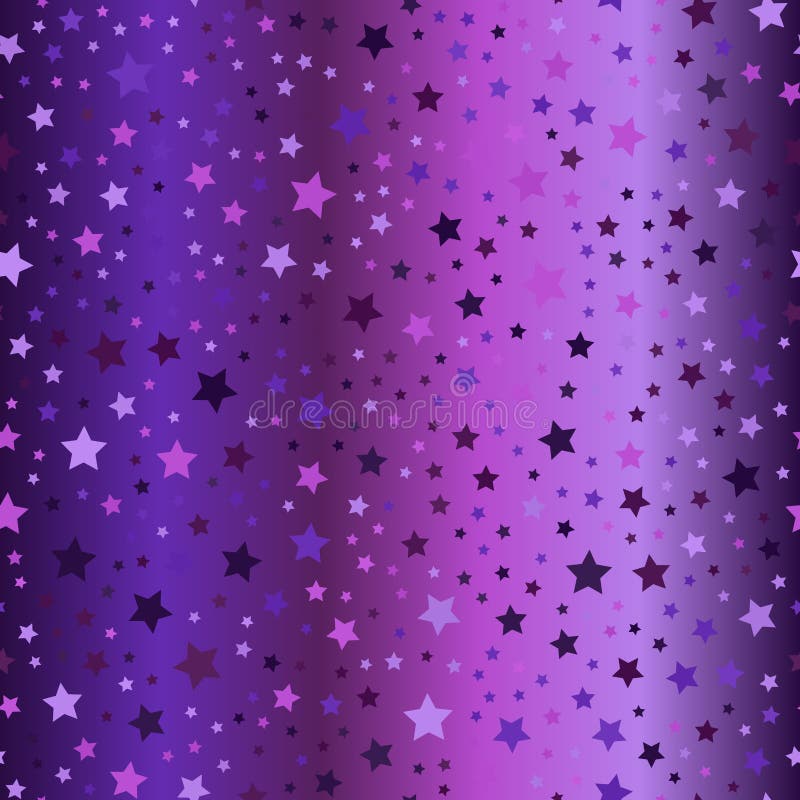 Glowing Star Pattern. Seamless Vector Gradient Background Stock Vector ...