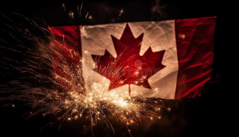 Glowing Star Shapes Exploding in Vibrant Celebration Generated by AI ...