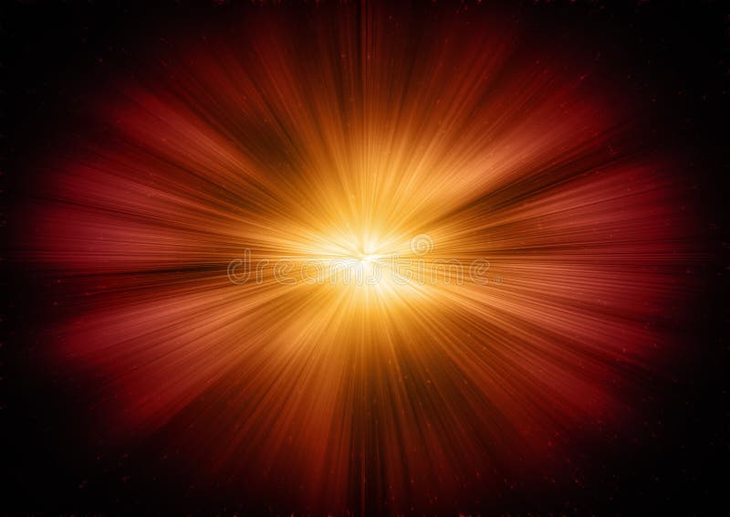 Glowing Stargate in Deep Space. Luminous Light Spots. Stock ...