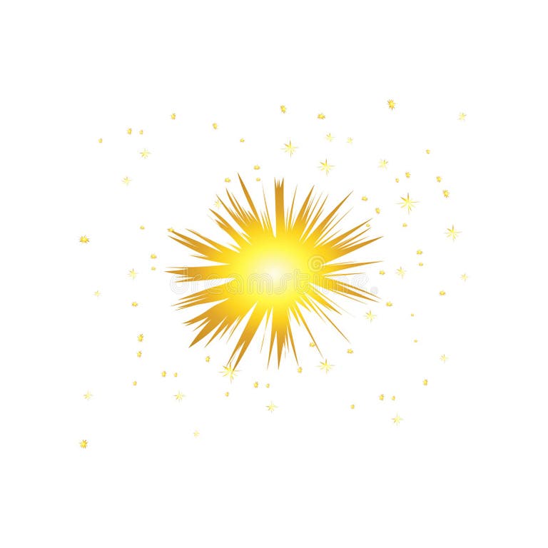 Glowing Starlight Burst with Sparkle Effect Free Vector Illustration ...