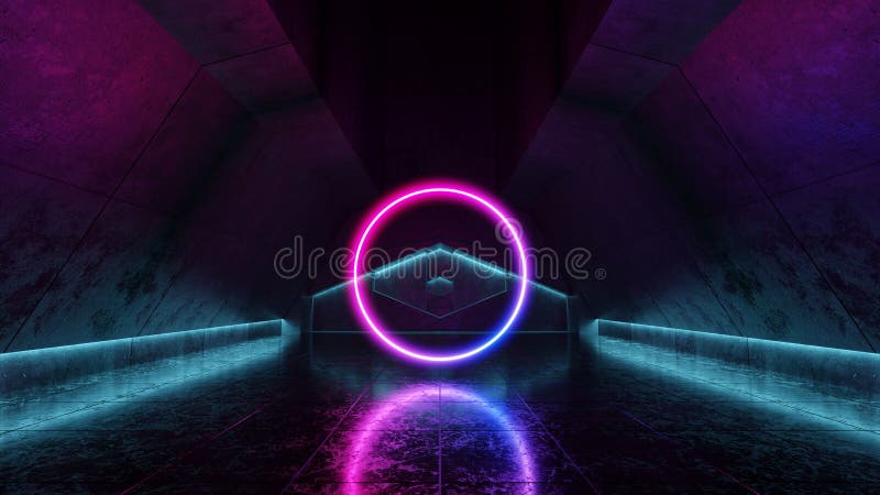 Glowing Stone Stage Hall, Product Advertisement, Stone Tile, Abstract ...