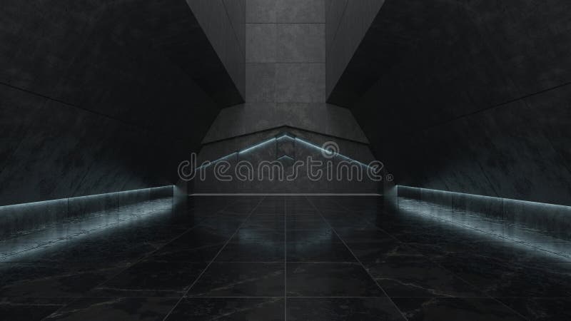 Glowing Stone Stage Hall, Product Advertisement, Stone Tile, Abstract ...