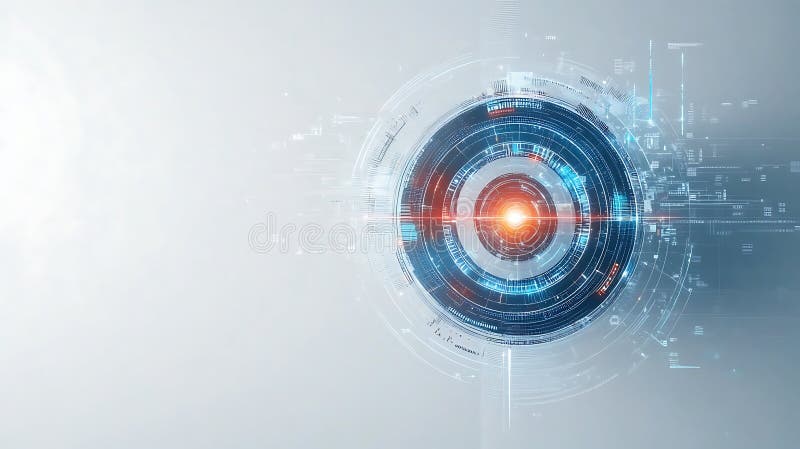 Glowing Target Icon with Arrows Hitting Center, Symbolizing Focus and ...