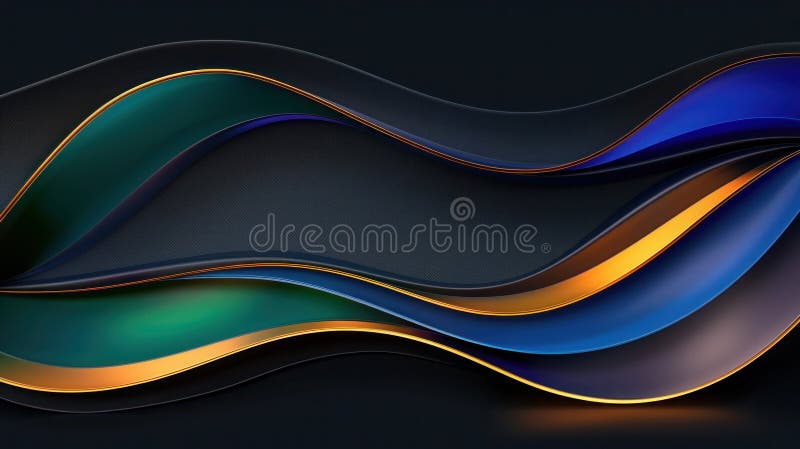 Glowing Teal and Green Abstract Technology Background with Grainy ...