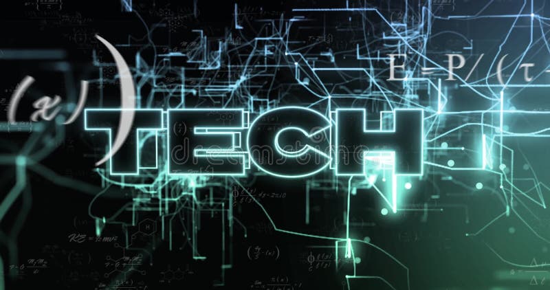 Futuristic Digital Stock Market Display Animation Stock Footage - Video ...