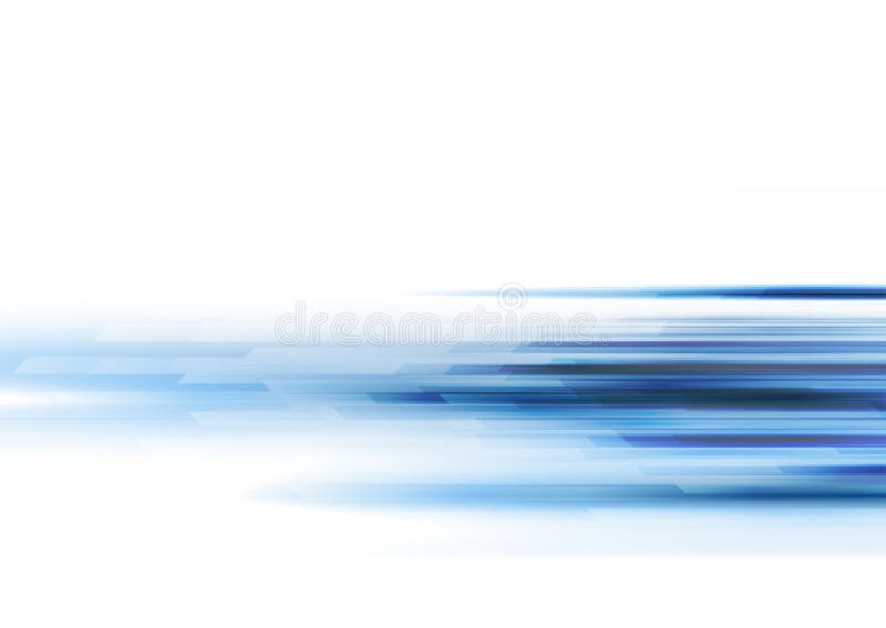 Glowing Tech Blue Stripes on White Background Stock Vector ...