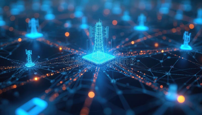 Cellular Tech Infrastructure Stock Illustrations – 459 Cellular Tech Infrastructure Stock ...