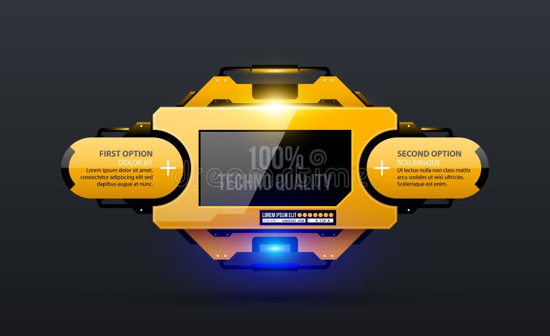 Yellow Techno Background Stock Illustrations – 8,865 Yellow Techno ...