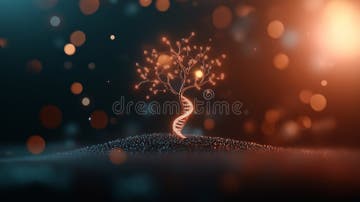 Glowing Tree of Life: a Symbol of Evolution Stock Photo - Image of life ...