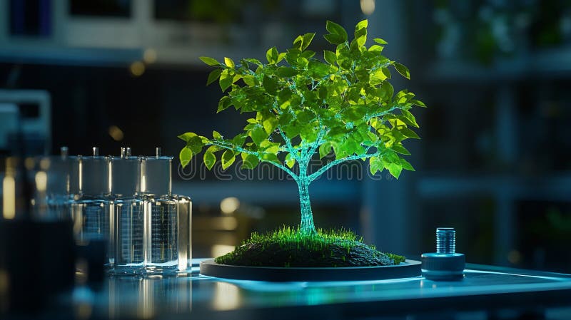 Scientific Research on a Glowing Tree Model in a Laboratory Setting ...