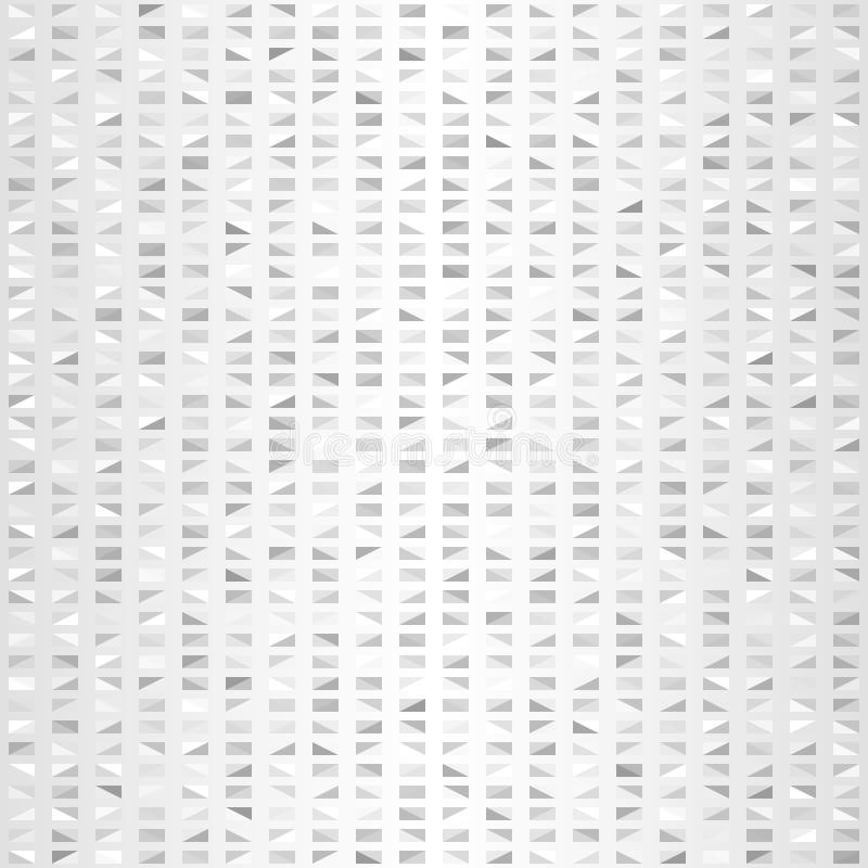 Silver Triangle Pattern. Seamless Vector Metallic Background Stock Vector - Illustration of ...