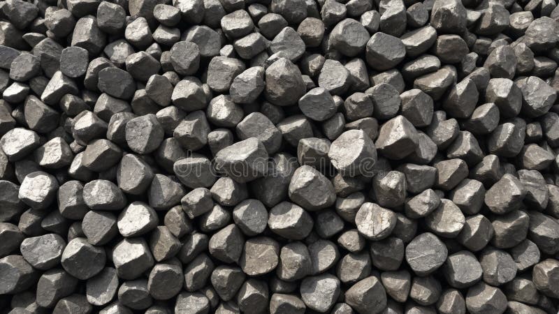 Glowing Tungsten Ore Stack Mining and Minerals Background Stock ...