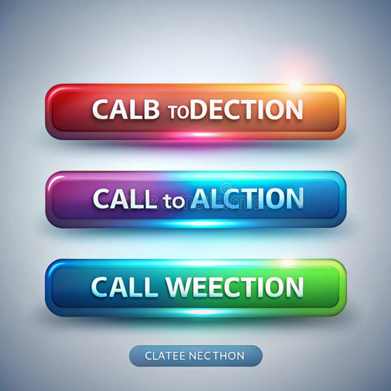 Call To Action Buttons Stock Illustrations – 558 Call To Action Buttons ...